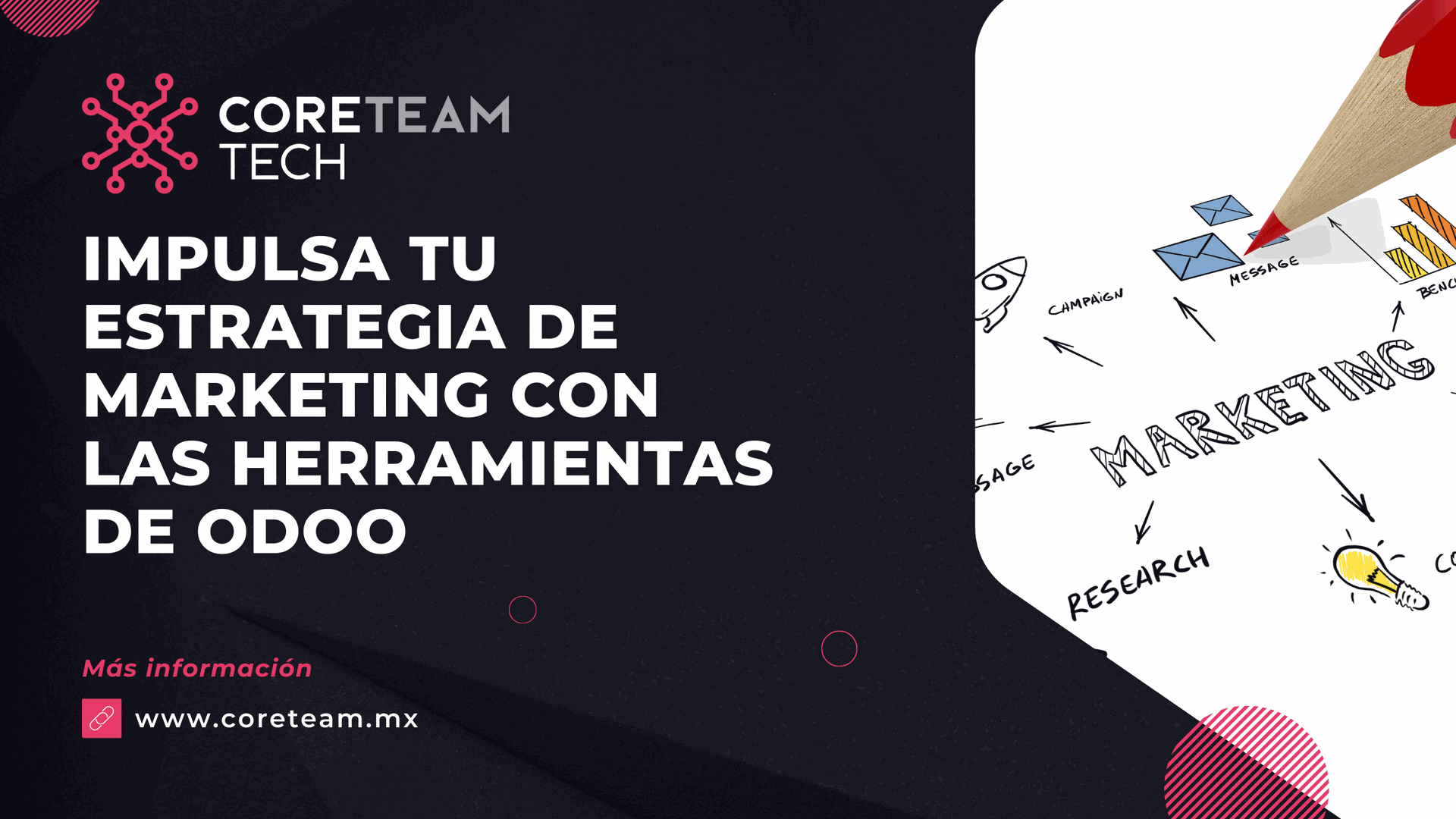 Impulsa tu estrategia de marketing con las herramientas de Odoo | CoreTeam Tech